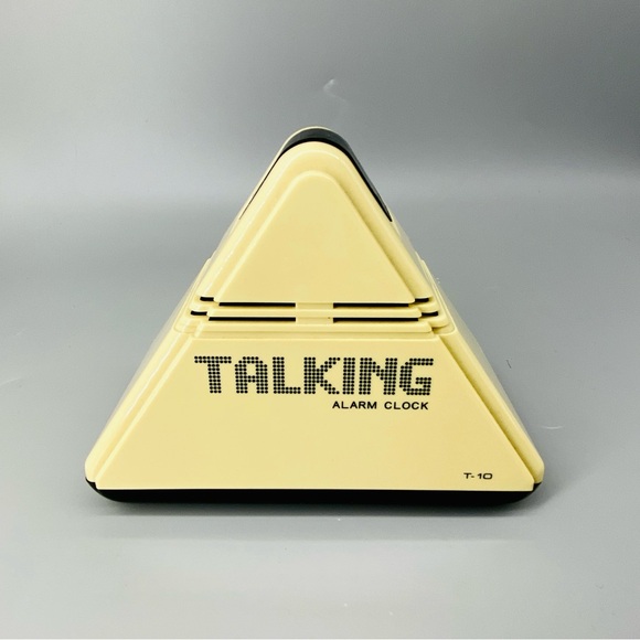 Vintage | Accents | Vintage Talking Alarm Clock T Analog 1980s Time ...